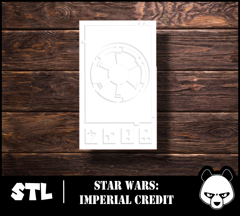3D file Star Wars Imperial Credits・3D print design to download・Cults