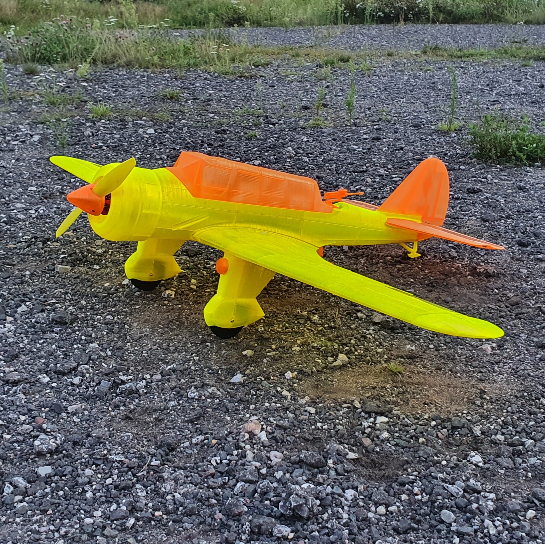 3D file PZL 23 Karas 1/12 R/C flying 3D printed model 🛩️・3D print ...