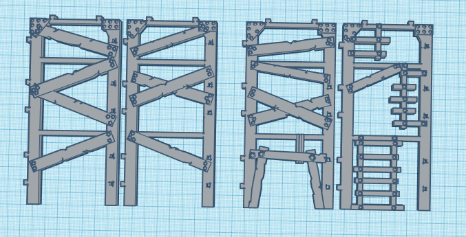 STL file ork tower decor pack 40k 🎲・3D printer design to download・Cults