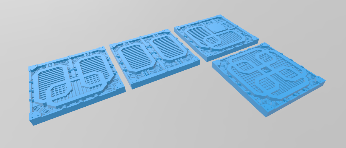 STL file corridor kit 40k 1・3D printer design to download・Cults