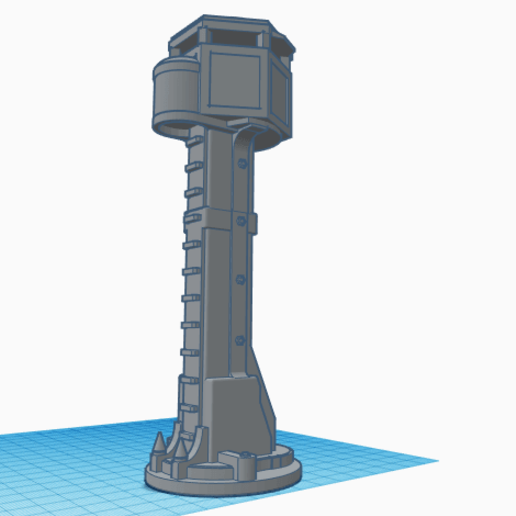 Download STL file watchtower 40k • 3D print object ・ Cults