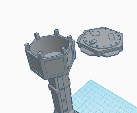 STL file watchtower 40k・Model to download and 3D print・Cults