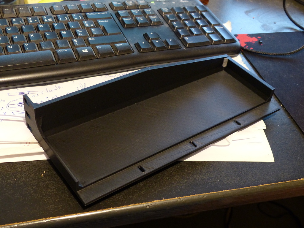 Free STL file 19" 1U Rack Mount Shelf・3D print design to download・Cults