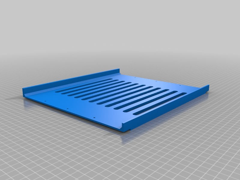 Free STL file 19" 1U Rack Mount Shelf・3D print design to download・Cults