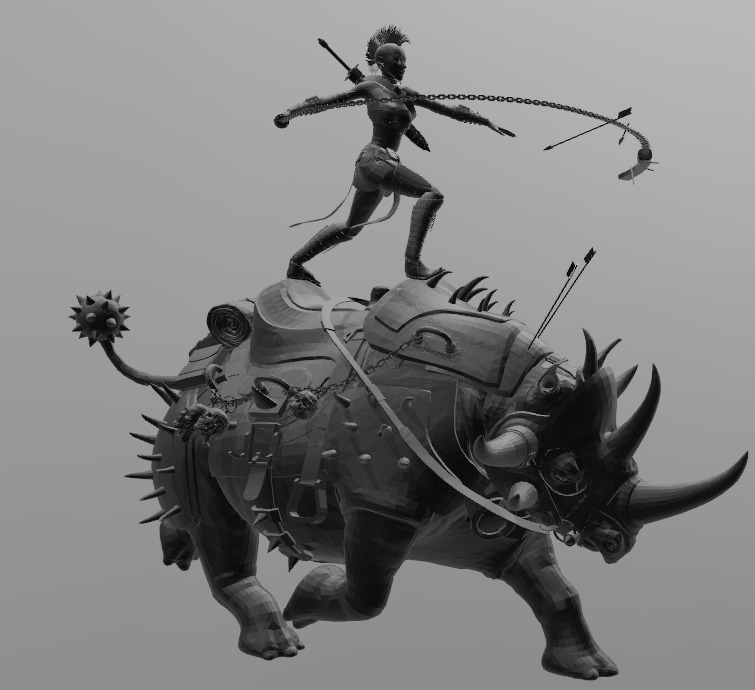 Free 3D file War rider (WIP) 👥・3D printer design to download・Cults