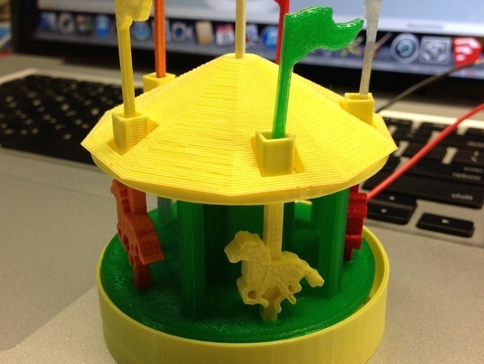 Free STL file Carousel・3D printable object to download・Cults