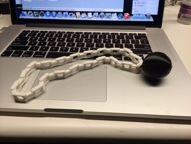 Free STL file Ball and Chain Necklace 💍・Model to download and 3D print ...