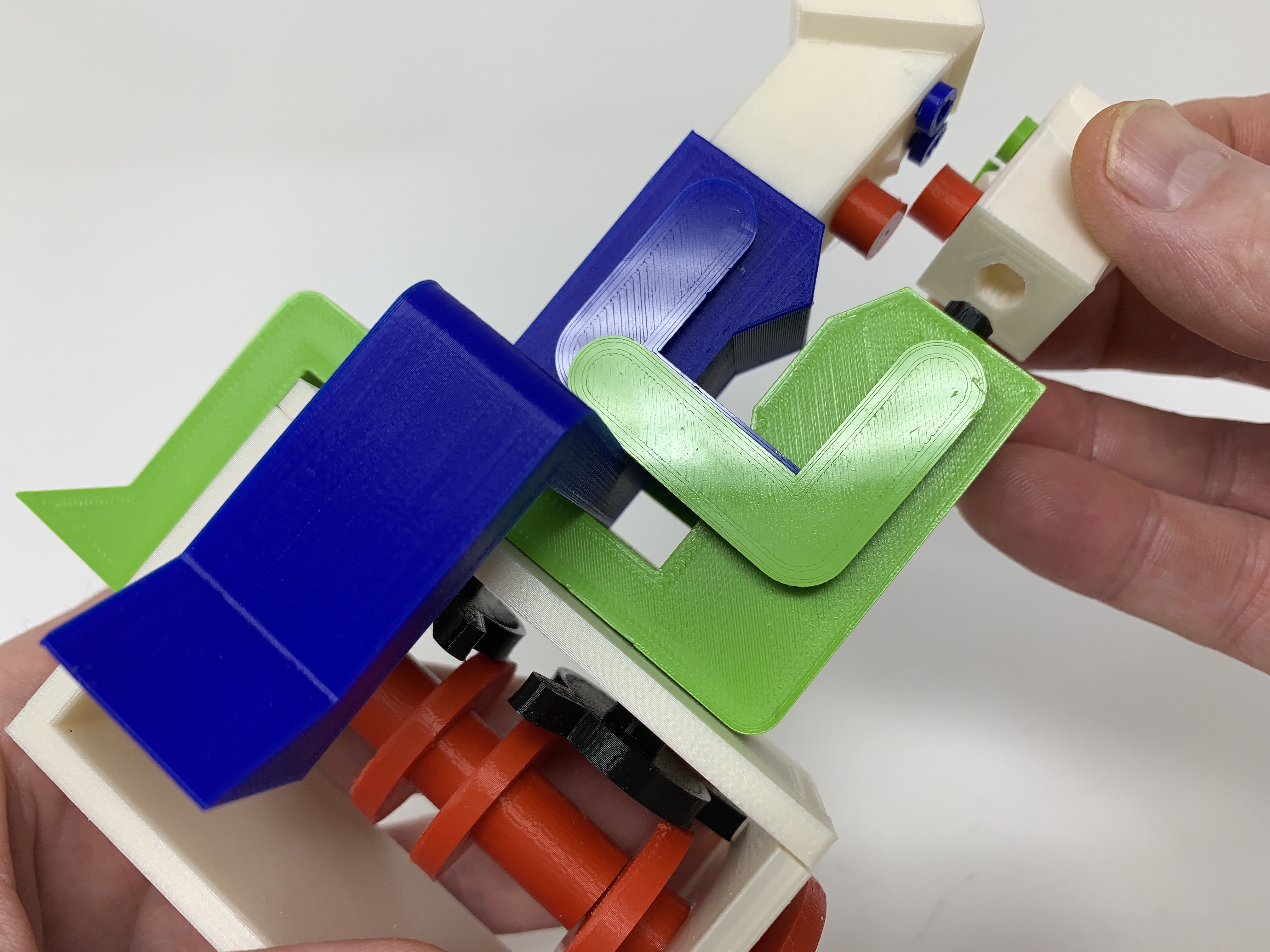 Download free STL file "Lora and I", a Simple 3D Printed Automaton ...