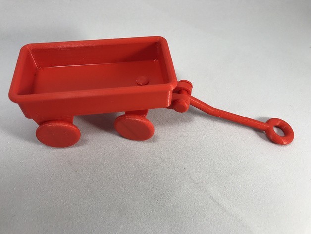 Free STL file PLA / PVA Little Red Wagon・Object to download and to 3D ...