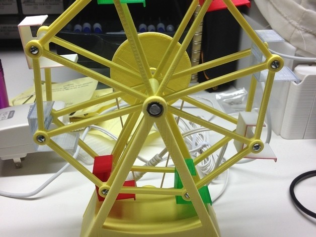 Free STL file Ferris Wheel 🎡・Object to download and to 3D print・Cults