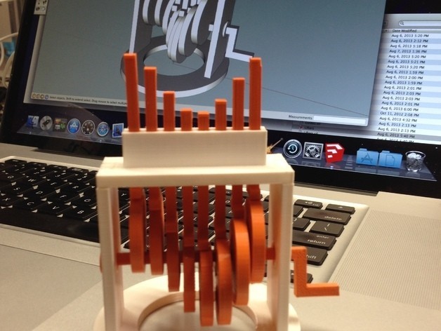 Free STL file Mechanical Pseudo Sin Wave 🌊・3D printing design to ...