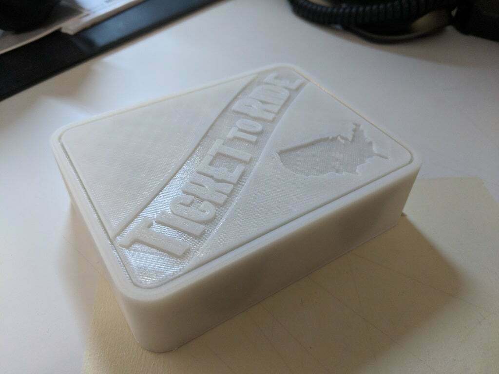 Free STL file Ticket to Ride Card Case 🎫・3D printing model to download ...