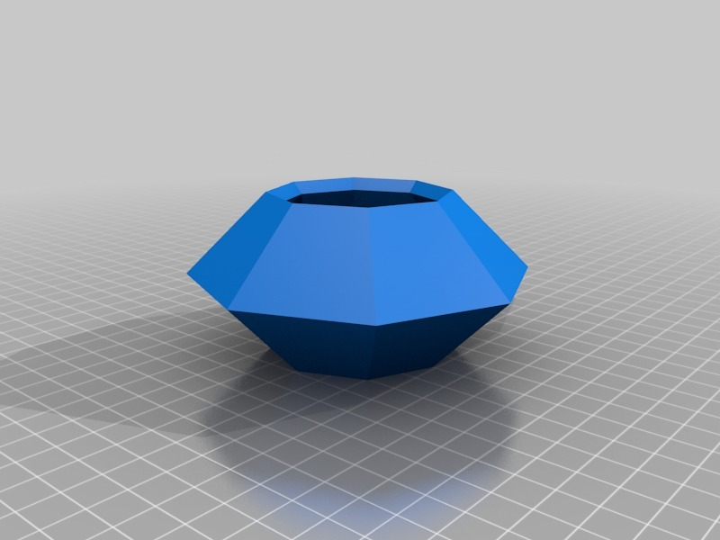 Free 3D file 2:1 Harmonic Octagonal Flower Pot (Succulent)・Model to ...