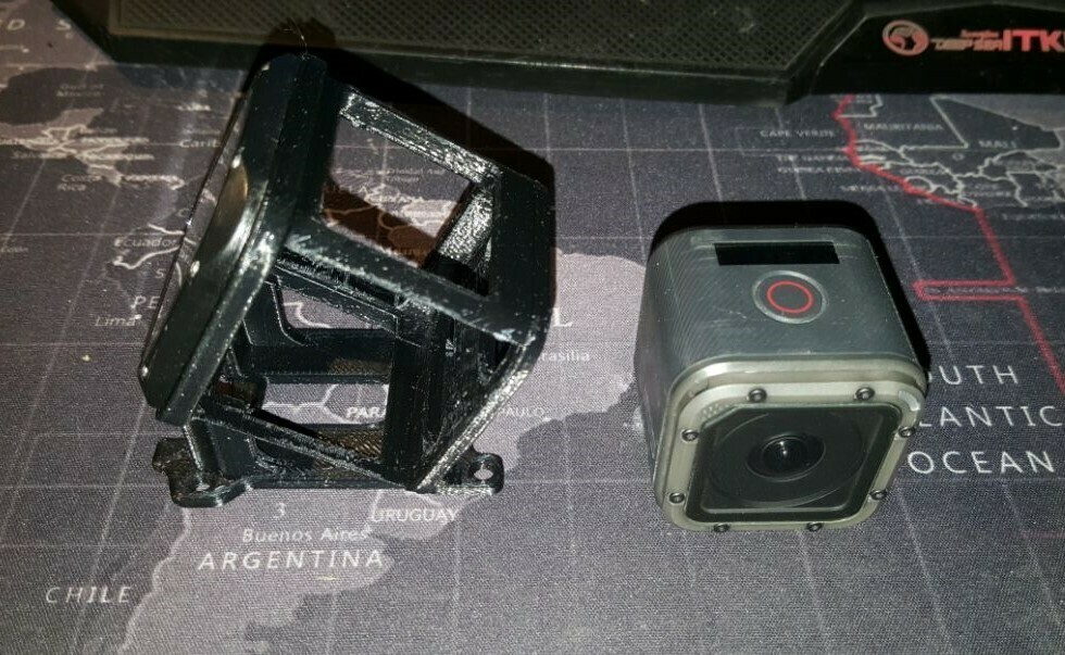 Free 3D file Gopro Session Mount NightHawk・3D print object to download ...