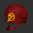 Download 3D printer files The Flash Helmet Cosplay Superhero ・ Cults