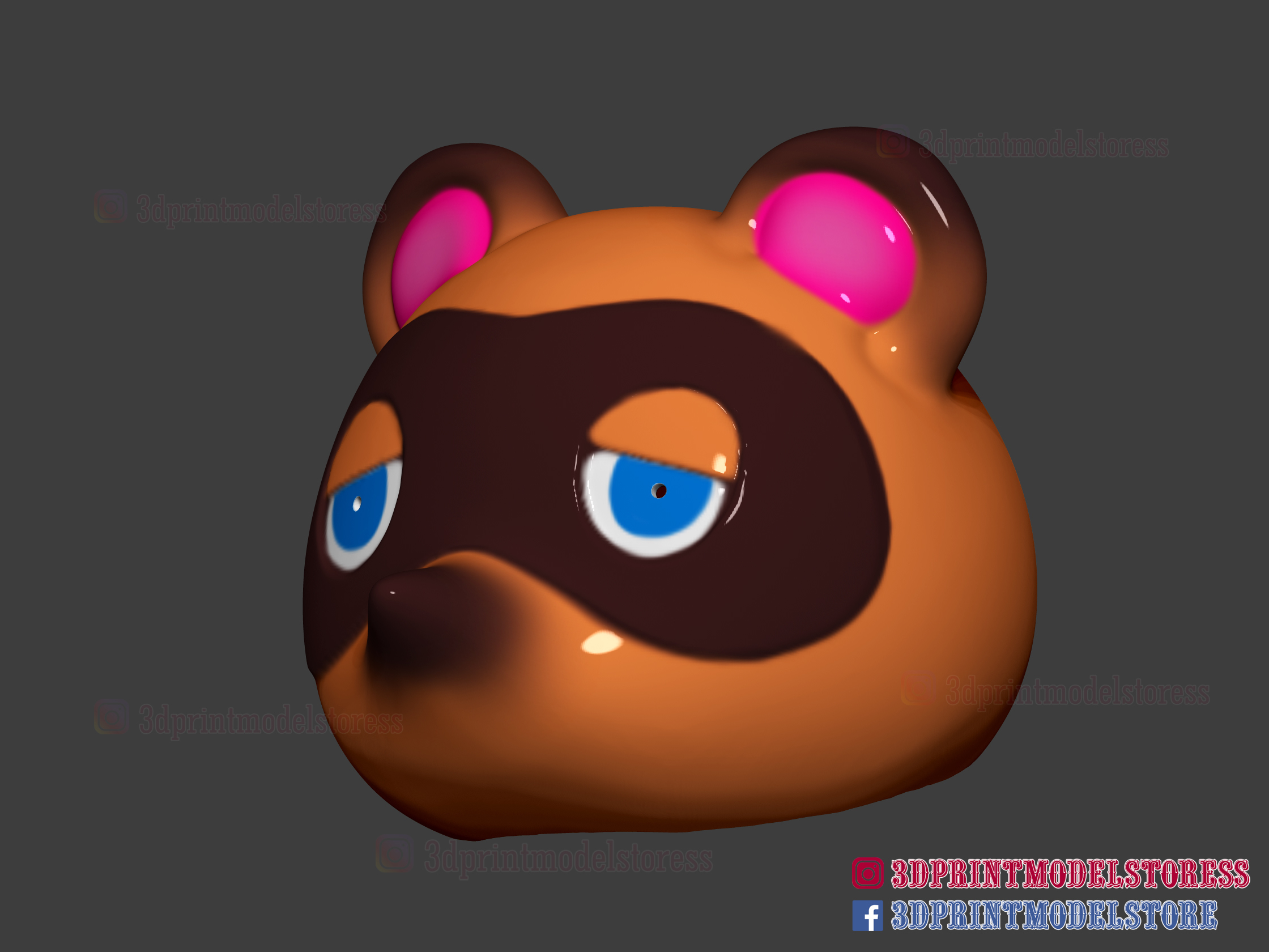 Descargar archivo STL Cruce de animales Nuevos Horizontes Máscara de ...