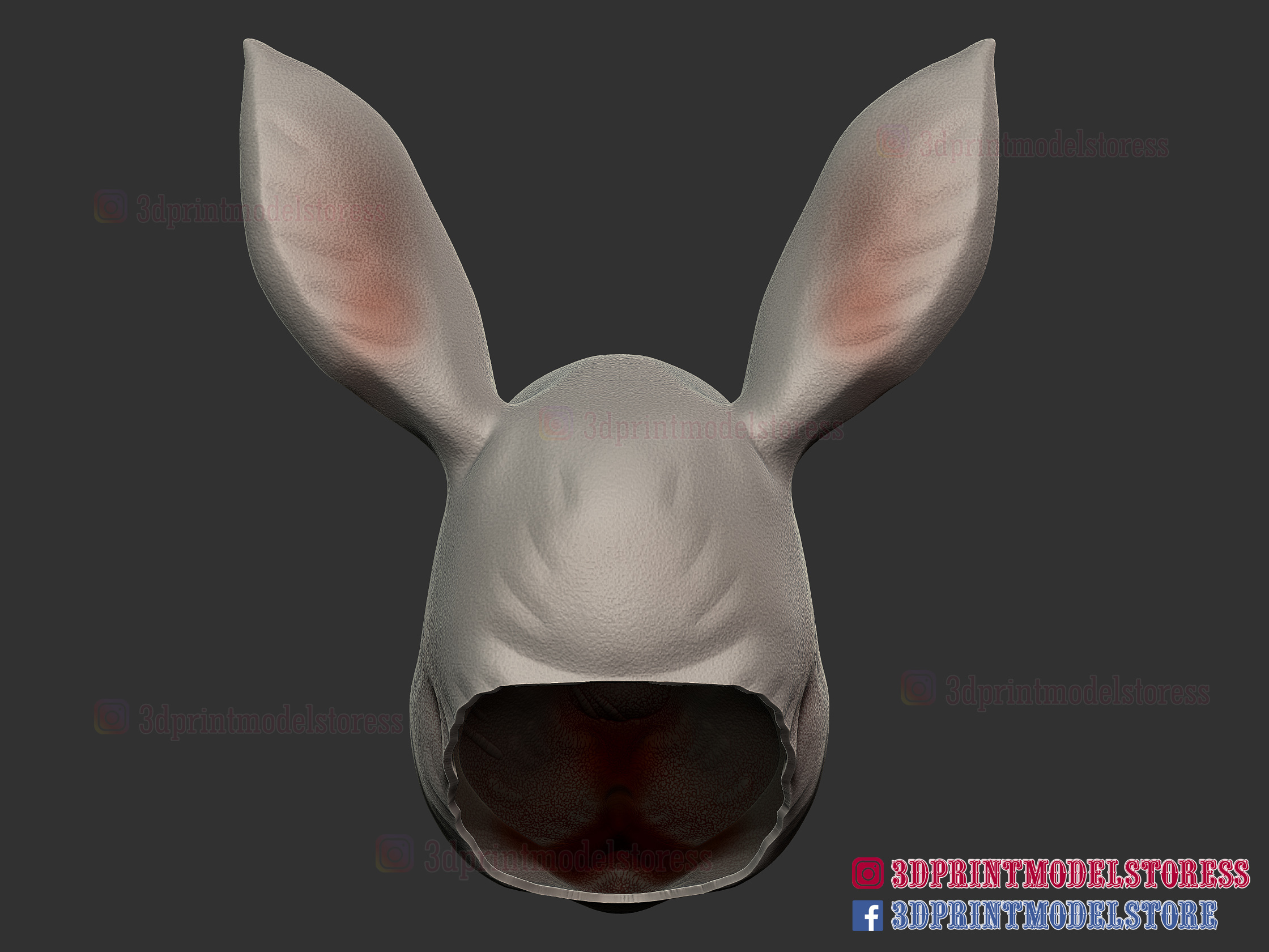 Fichier 3D Casque de lapin 🎃・Modèle à imprimer en 3D à télécharger・Cults