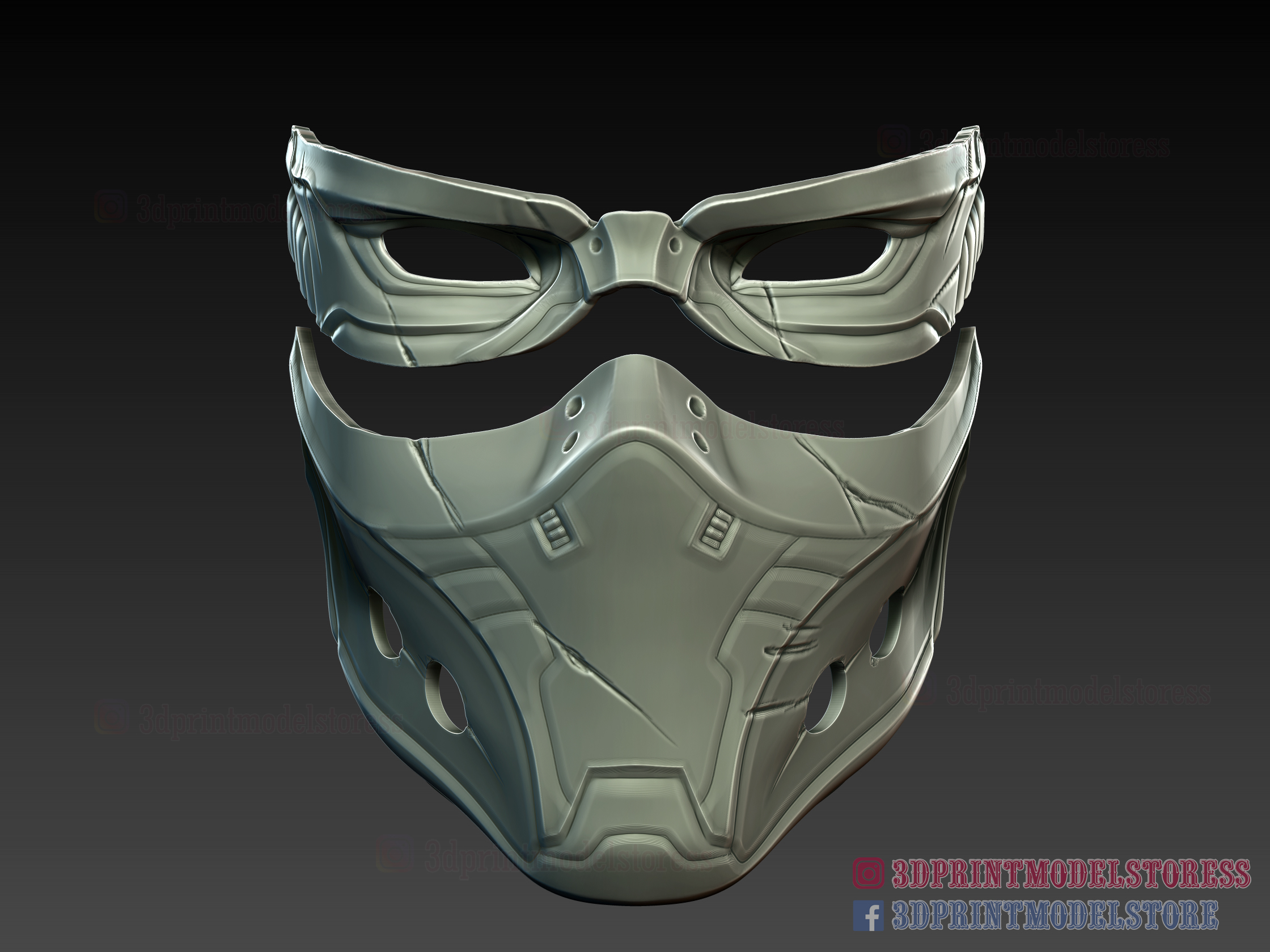 3D file Red Hood Mask DC Comics Cosplay 🪖・3D printable model to ...