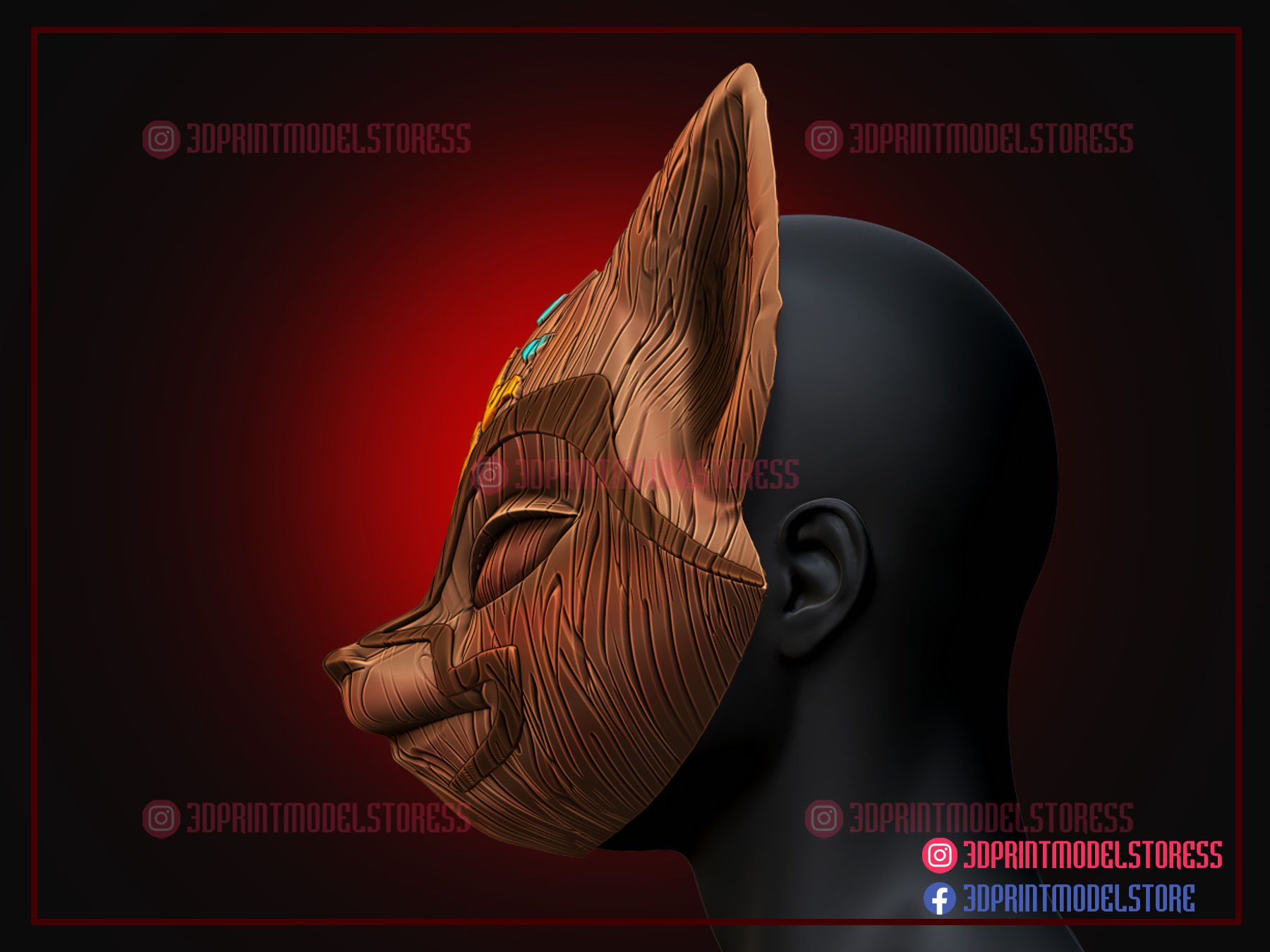 3D file Kena Bridge of Spirits Taro Mask Bug 🌉・Model to download and 3D ...
