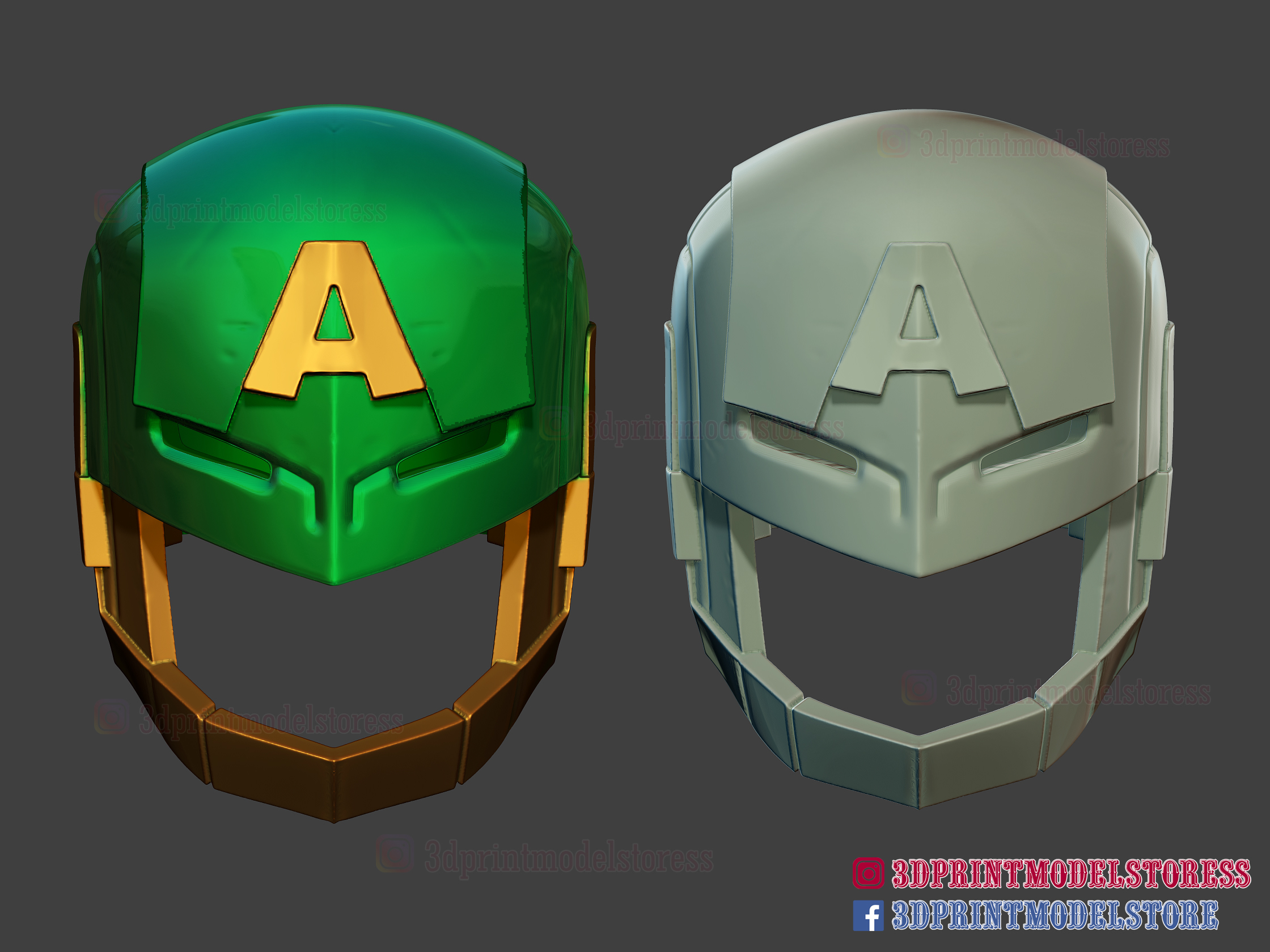 Télécharger fichier STL Captain America Hail Hydra Supreme Marvel ...