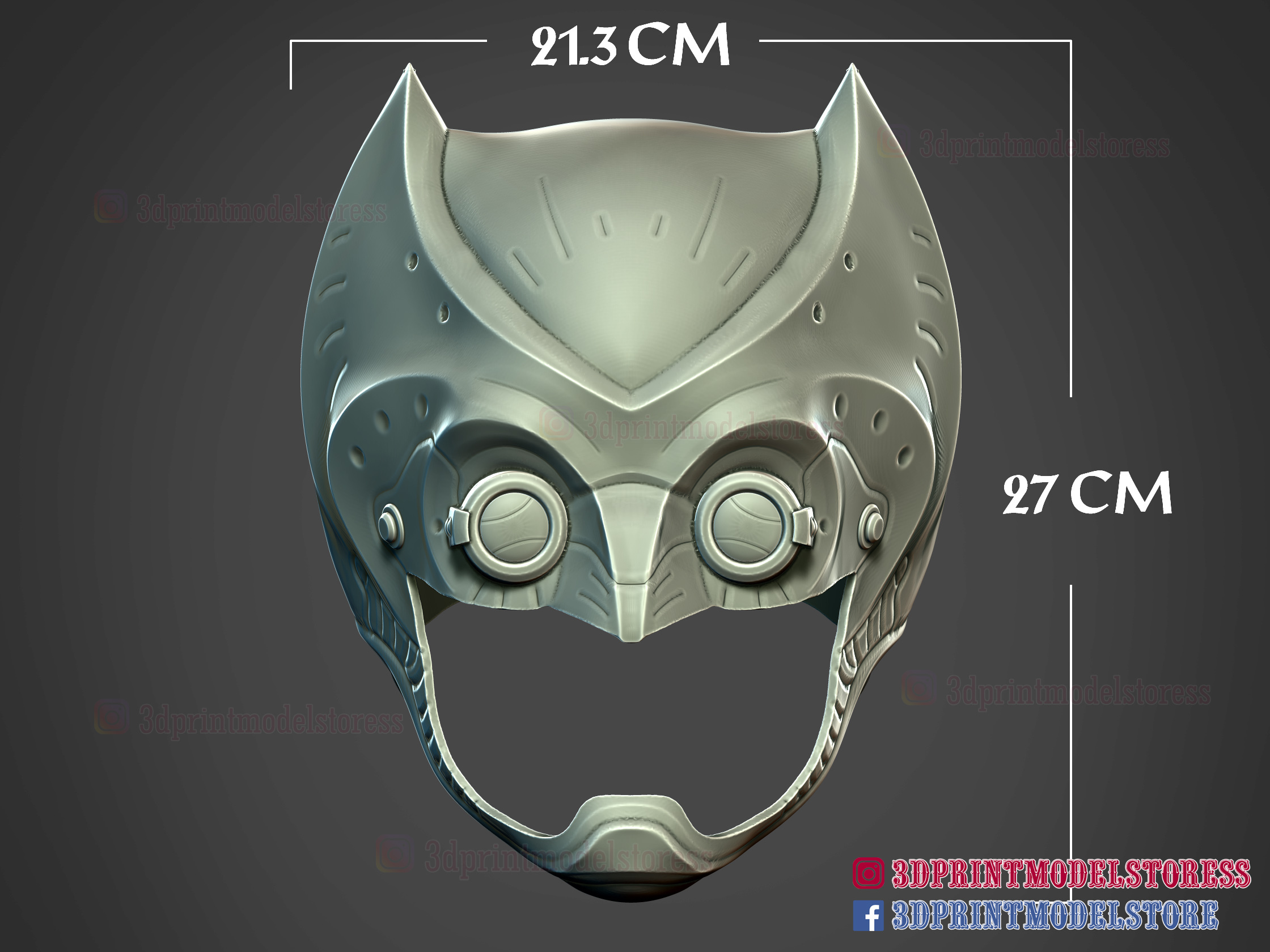 3D file Owlman Cosplay Helmet - DC Comics - Gotham Knights 🪖・3D printer ...