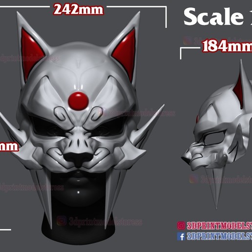 Download STL file Lynx Cosplay Mask - Red Robin Mask - Costume Helmet ...