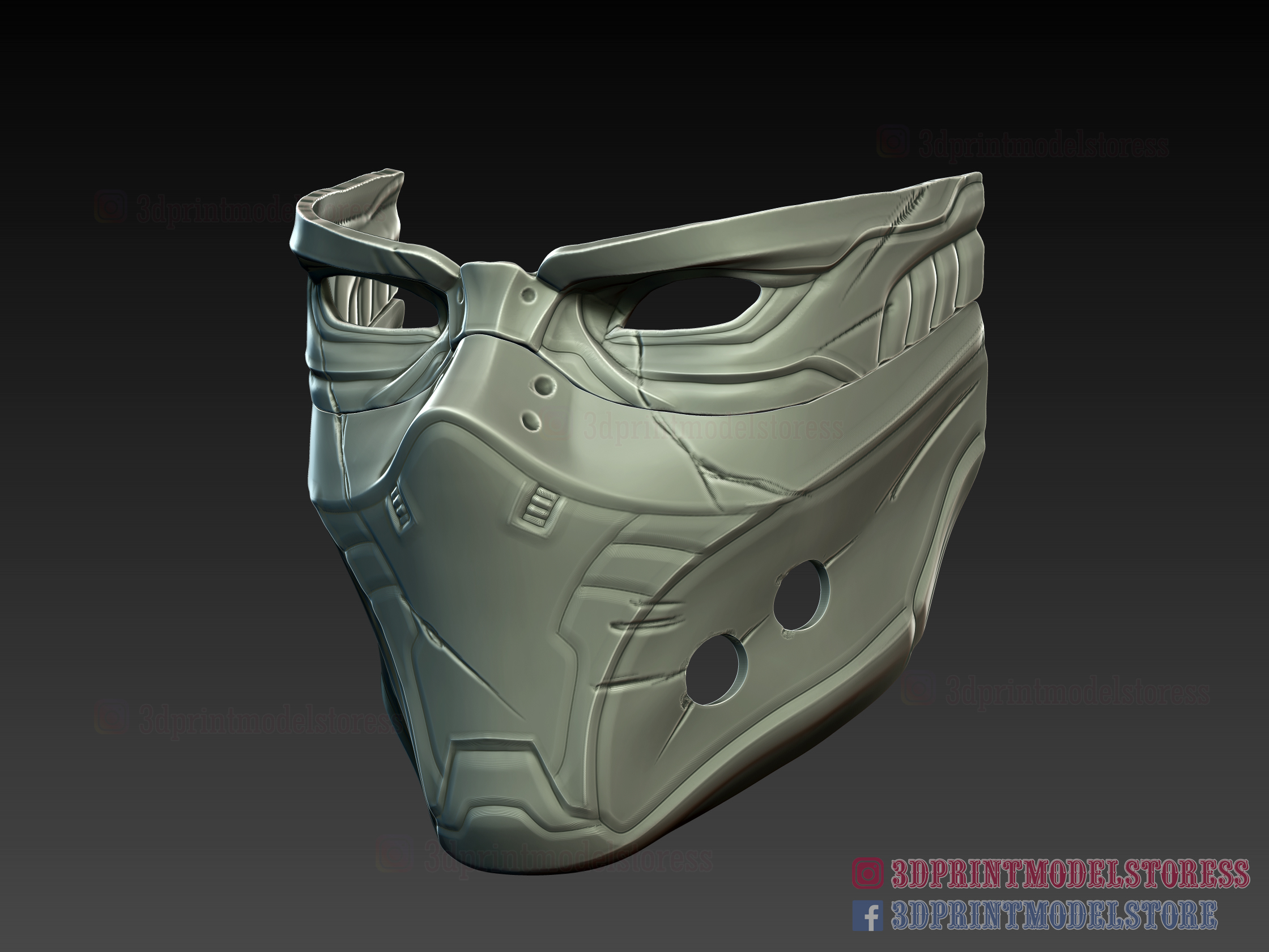 3D file Red Hood Mask DC Comics Cosplay 🪖・3D printable model to ...