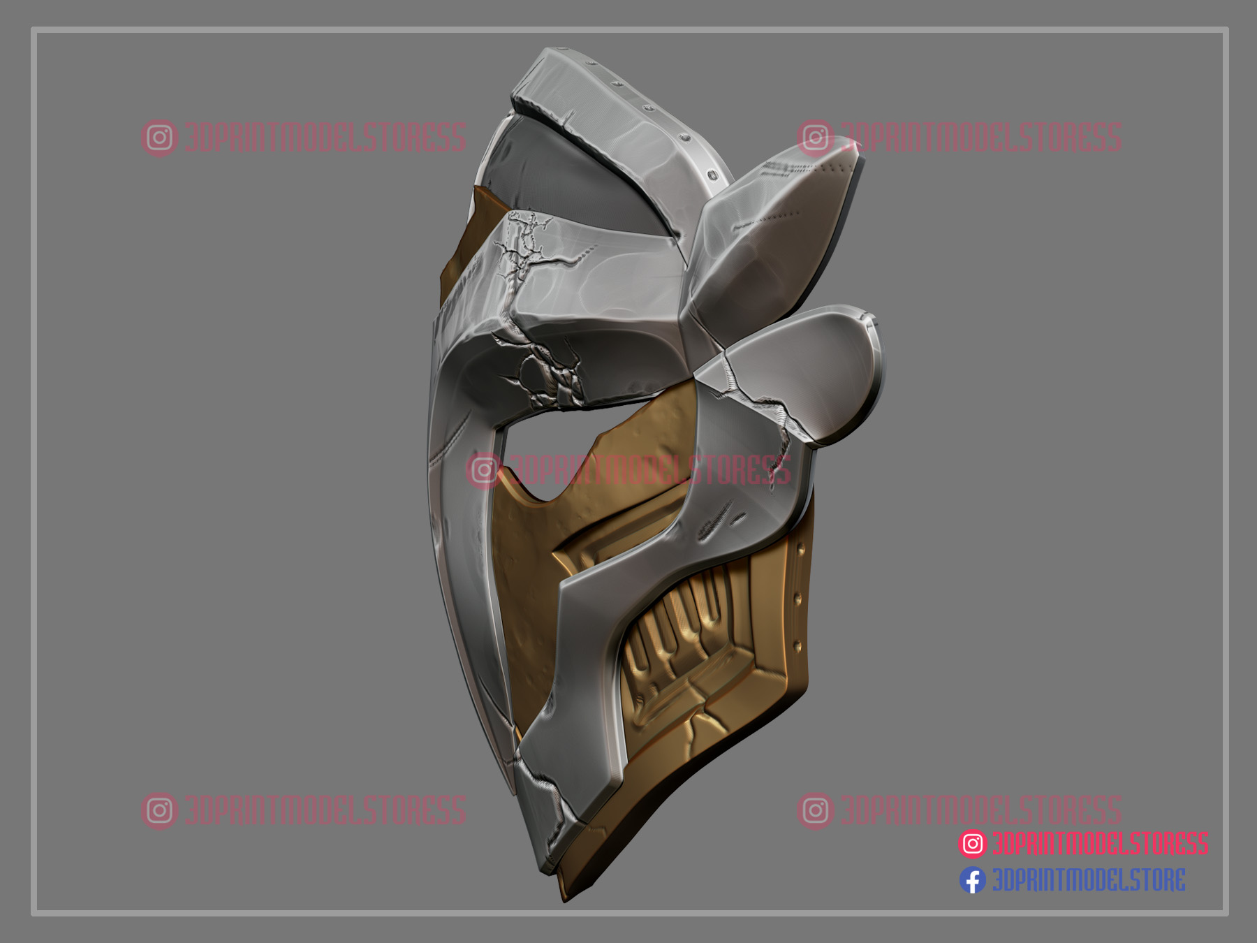 3D file Arcane Firelight Leader Mask - LoL League of Legends 🎃・Model to ...