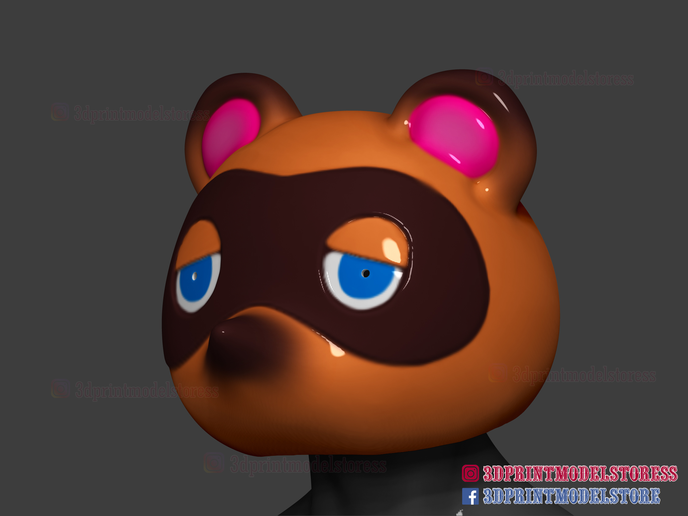 Descargar archivo STL Cruce de animales Nuevos Horizontes Máscara de ...