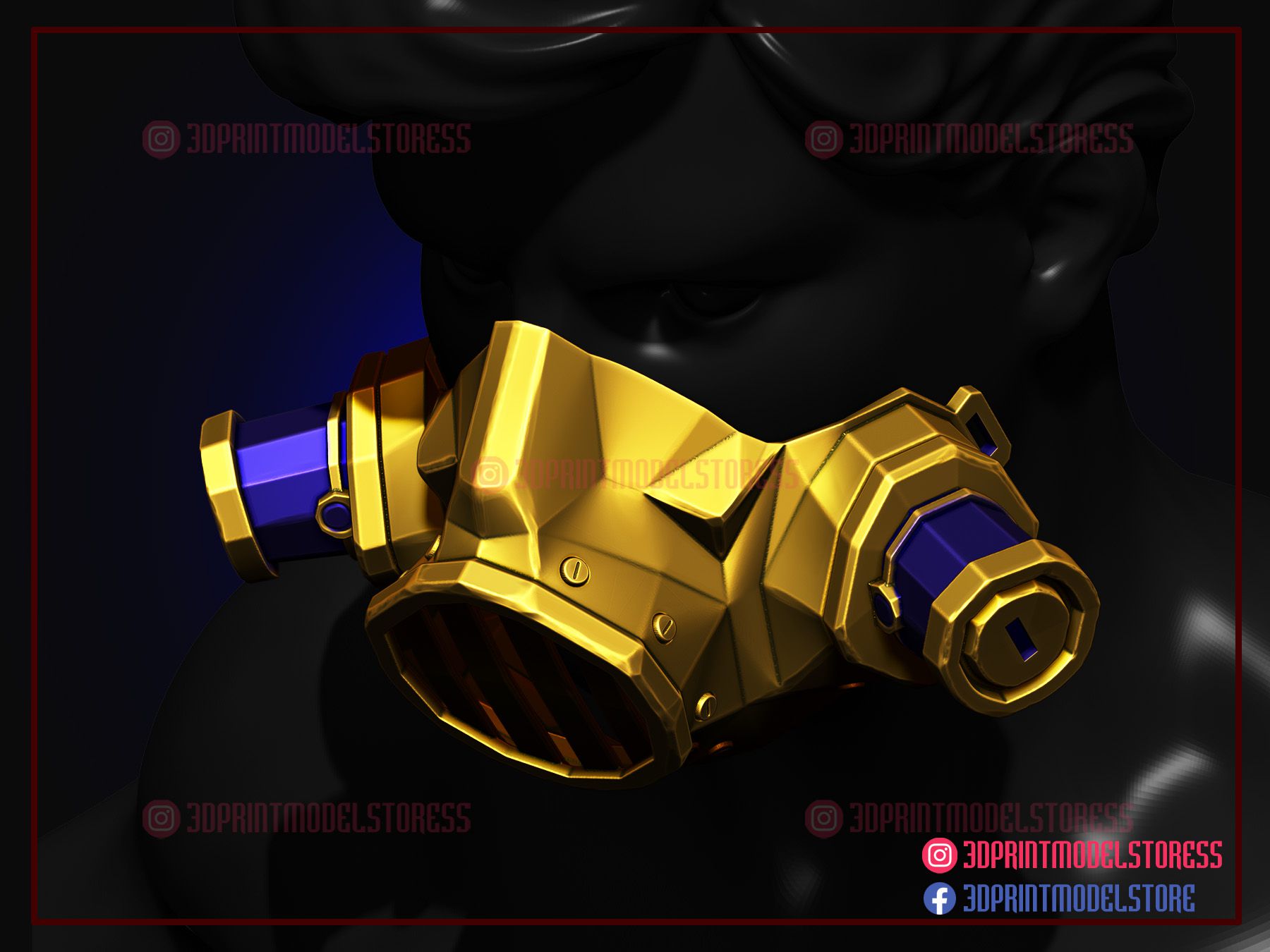 Fichier 3D Masque Enforcer - Masque de Cosplay League of Legends Arcane ...