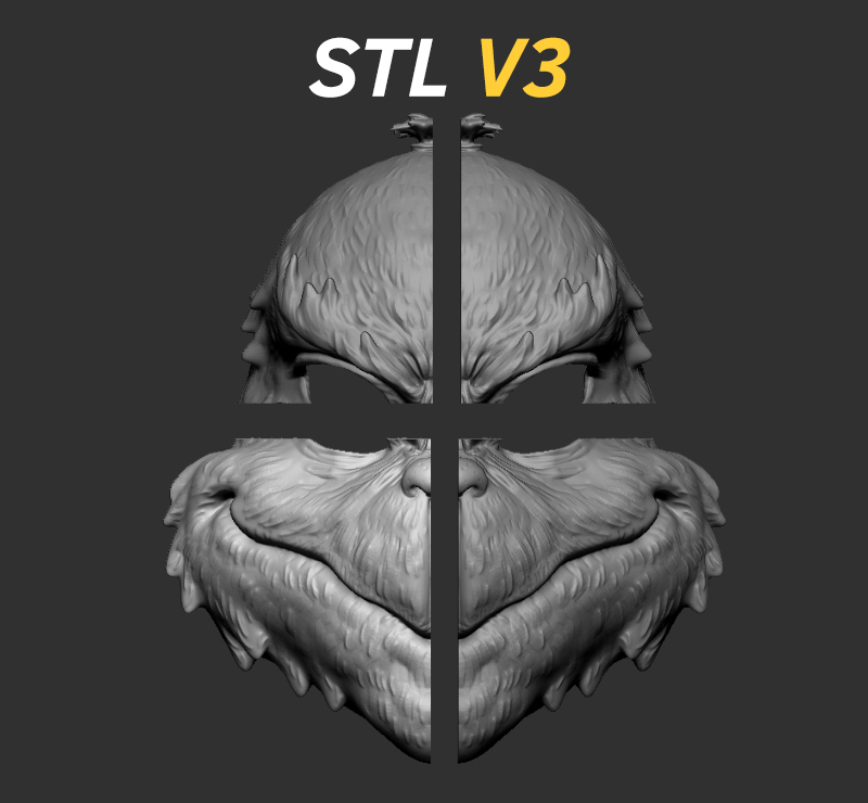 3D file The Grinch Mask Christmas Costume Halloween Cosplay STL File 🎄 ...