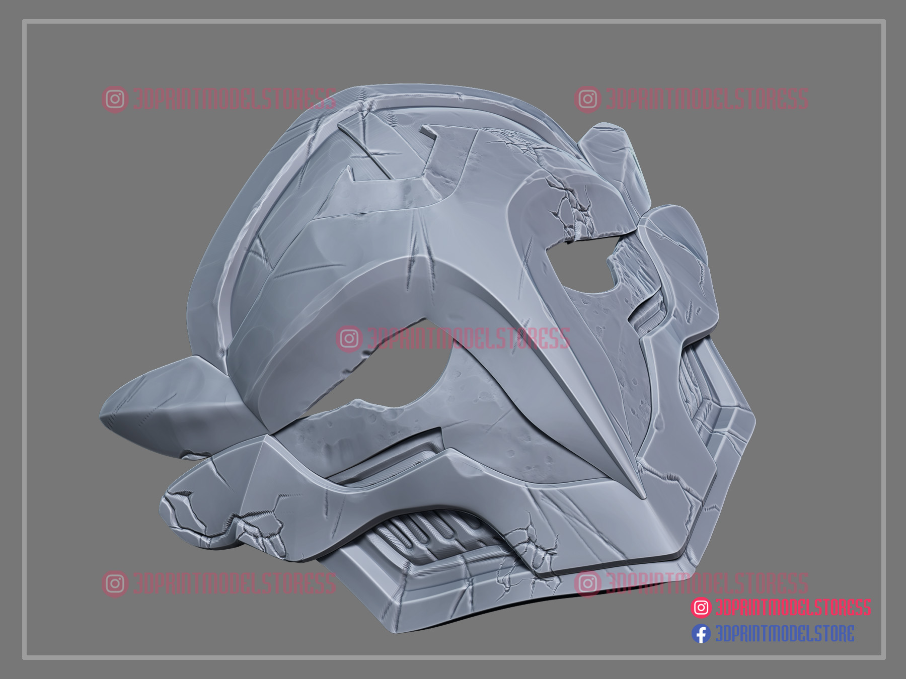 3D file Arcane Firelight Leader Mask - LoL League of Legends 🎃・Model to ...