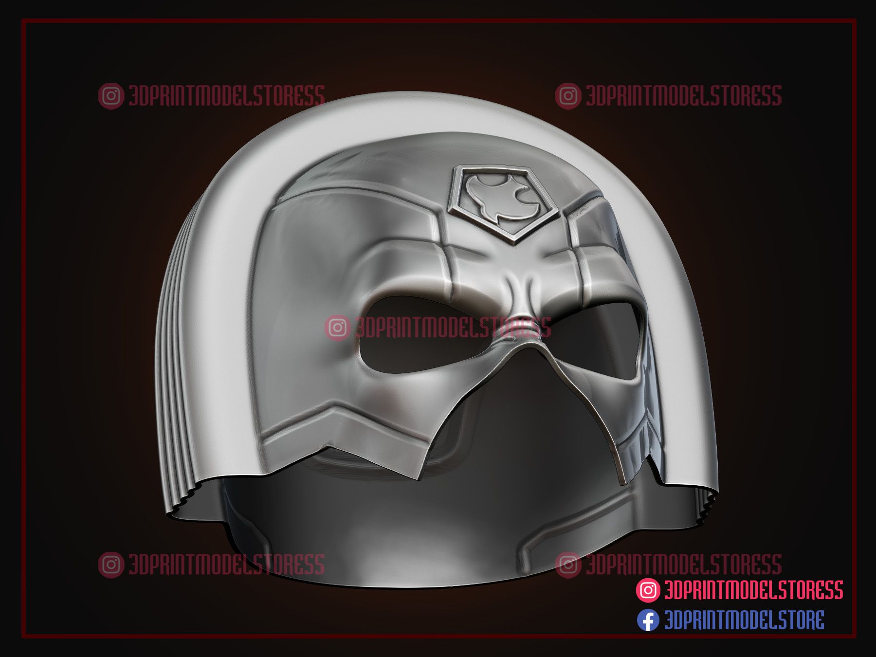 3D file Peacemaker Helmet - John Cena Movie - The Suicide Squad Cosplay ...