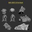 STL file Baby Groot Sculpture 3D Print Model - STL Files for 3D ...