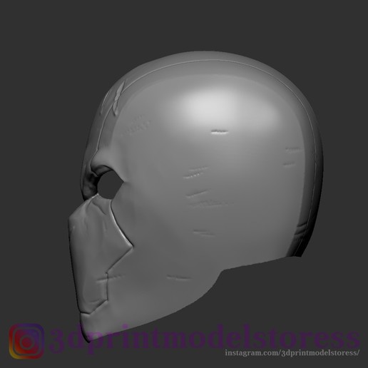 Download 3D printer files Red Hood Rebirth Helmet - Red Hood Mask Jason ...