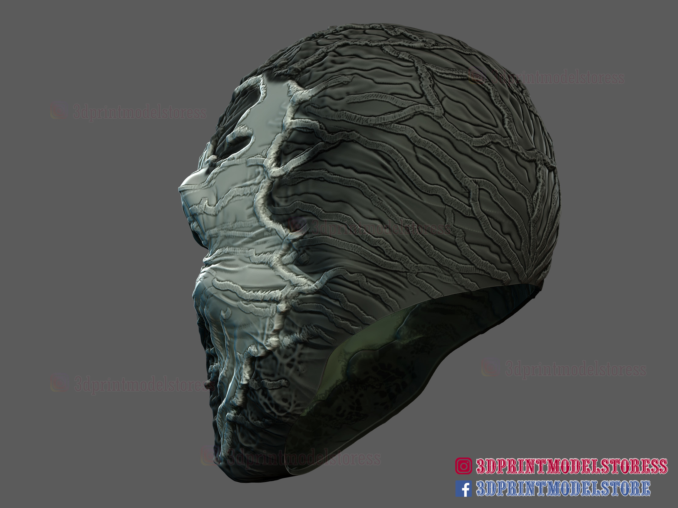 3D file Spawn Helmet - Spawn Movie - Halloween Cosplay Mask 🪖・Design to ...