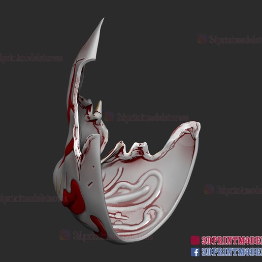 Download STL file Ghost of Tsushima Tomoe Mask • 3D printable design ...