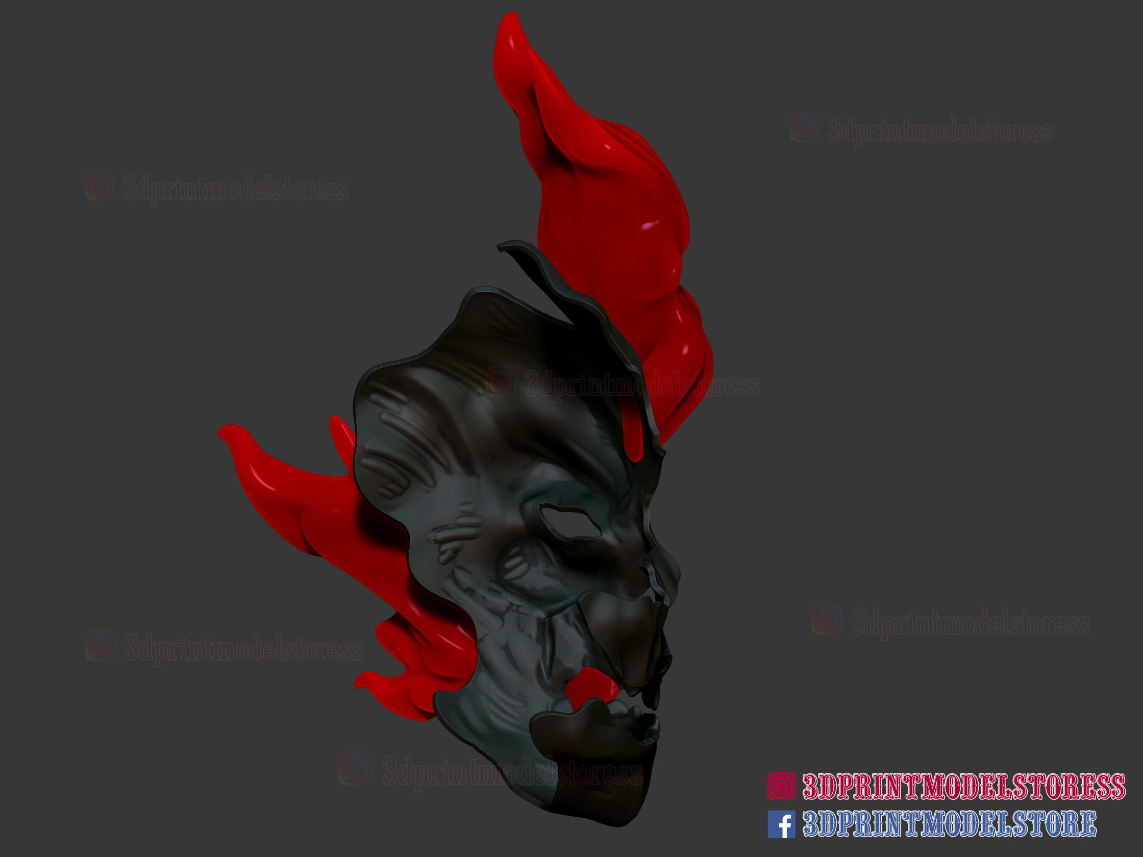 Archivo 3D Máscara de Ghost Rider - Casco Marvel Comic Cosplay ...