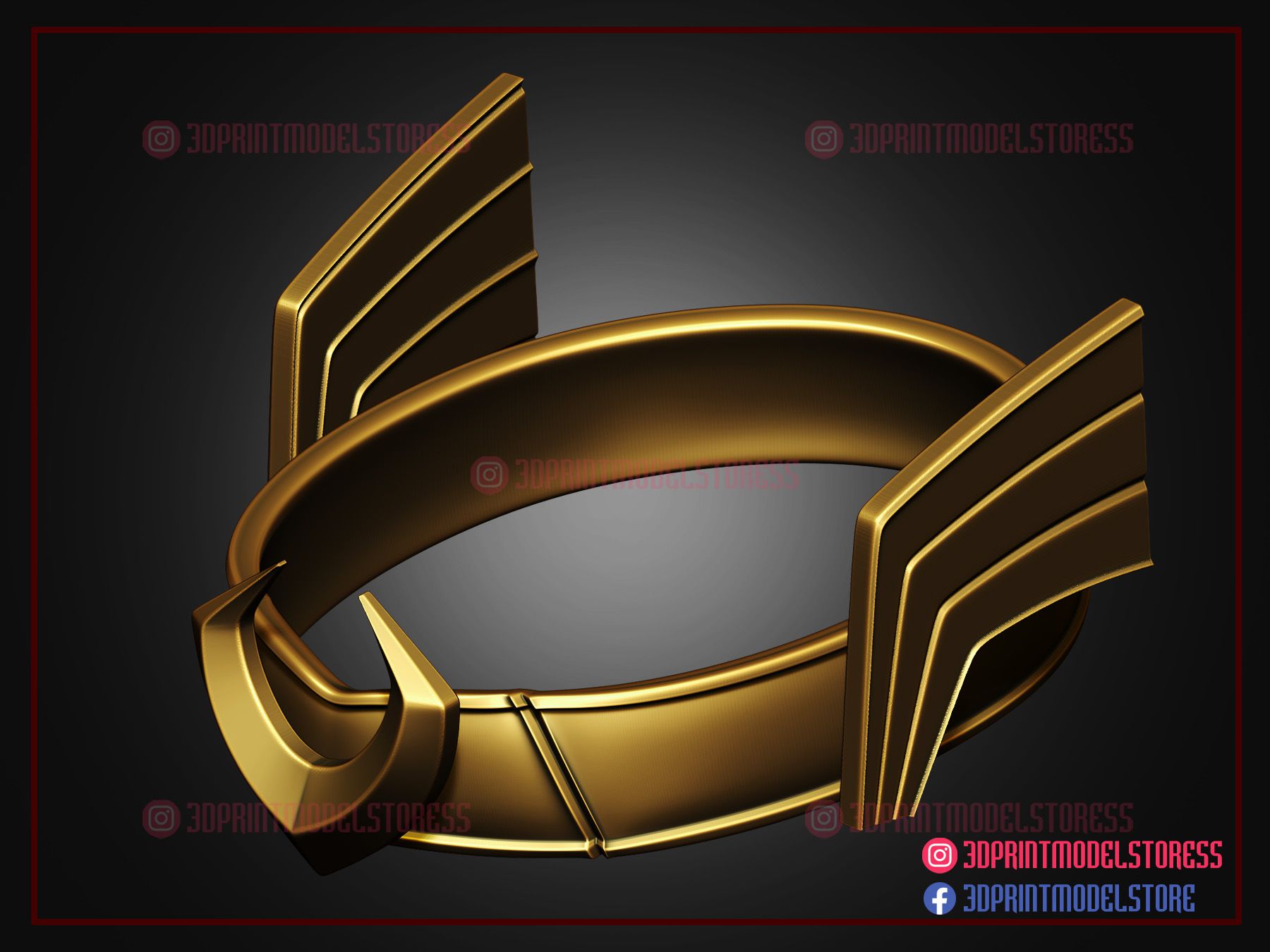 3D file Kid Loki Crown 👑・3D printing template to download・Cults