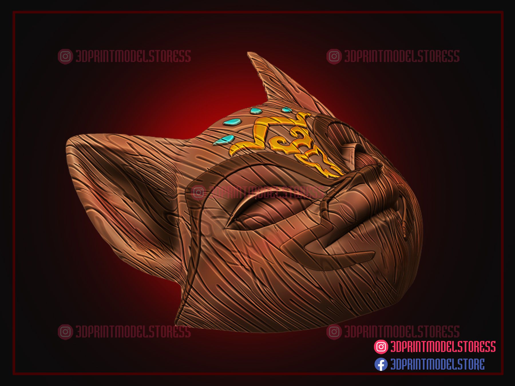 3D file Kena Bridge of Spirits Taro Mask Bug 🌉・Model to download and 3D ...