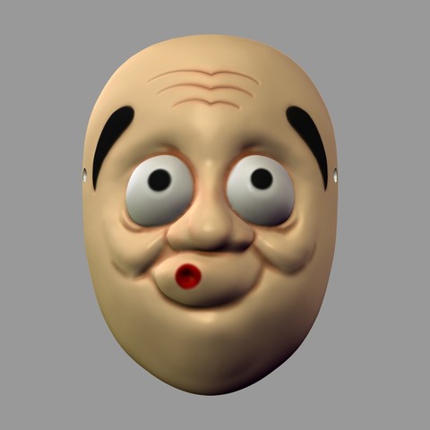 Download 3D printer files Japan Anime Death Note Mask Hyottoko L ...