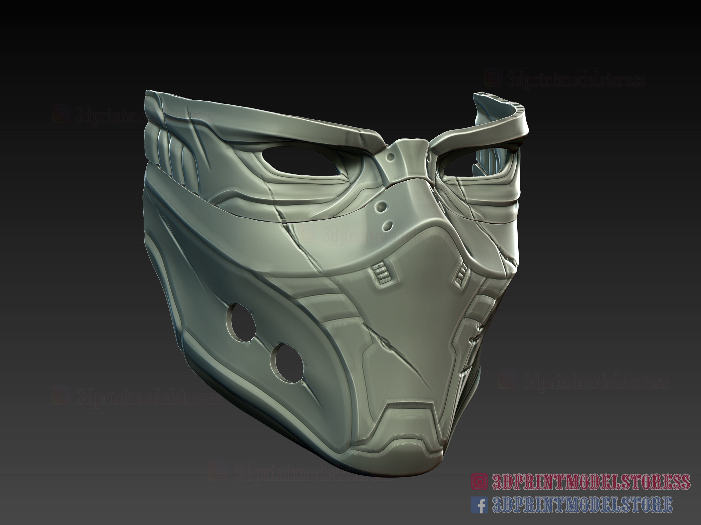 3D file Red Hood Mask DC Comics Cosplay 🪖・3D printable model to ...