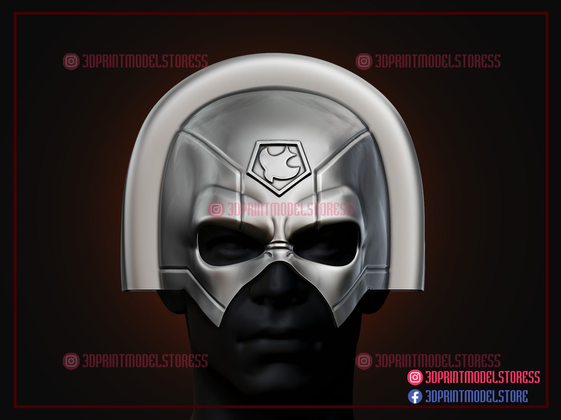 3D file Peacemaker Helmet - John Cena Movie - The Suicide Squad Cosplay ...