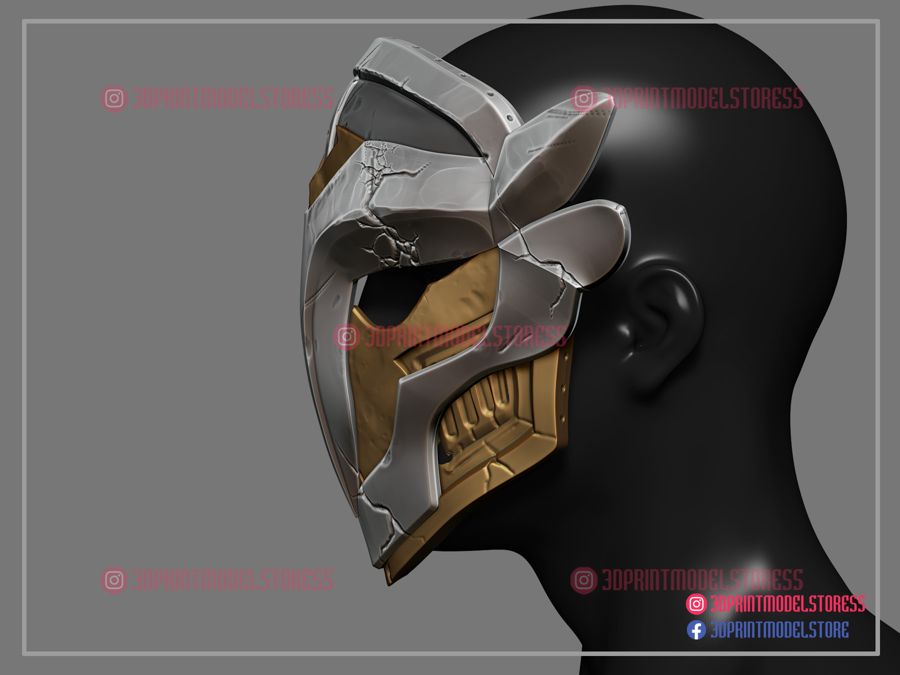 3D file Arcane Firelight Leader Mask - LoL League of Legends 🎃・Model to ...