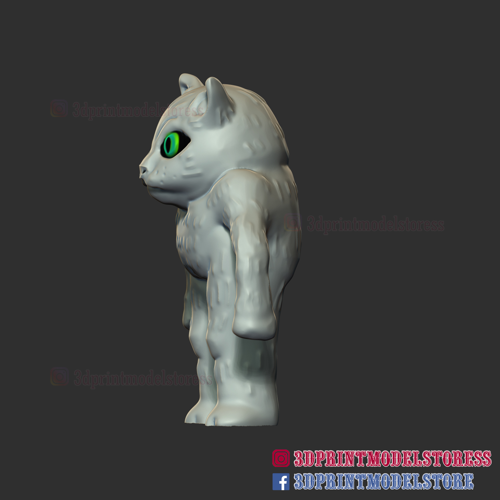 STL file Meme Cat - Cute Cat STL File 3D Printable 🐱・3D printable model ...