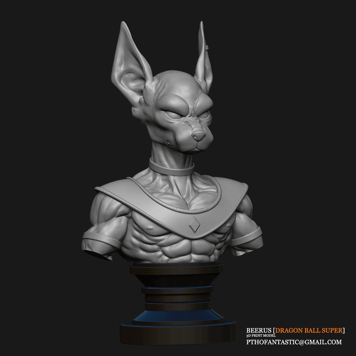 STL file Beerus STL - Dragon Ball Super for Printing - Beerus 3D Print ...