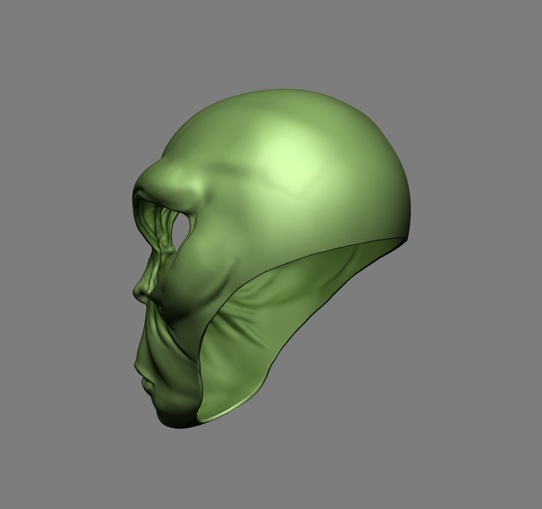 3D file Alien Mask Cosplay STL File・3D printer model to download・Cults