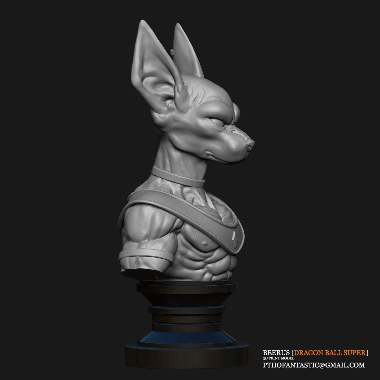 STL file Beerus STL - Dragon Ball Super for Printing - Beerus 3D Print ...