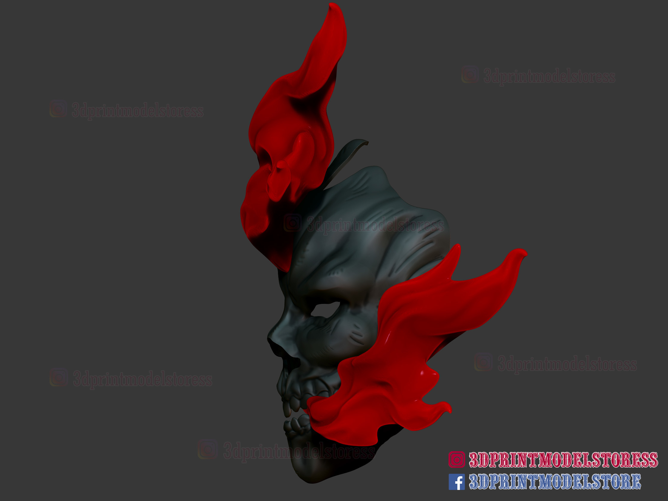 Archivo 3D Máscara de Ghost Rider - Casco Marvel Comic Cosplay ...