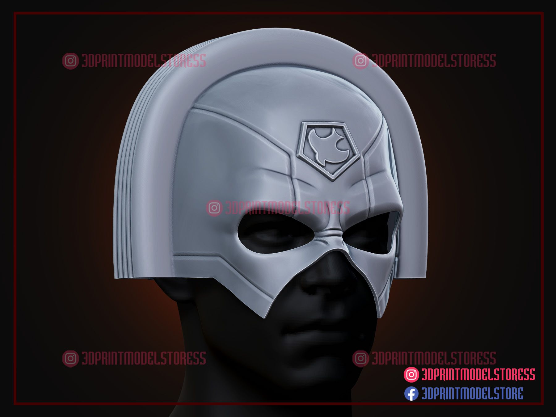 3D file Peacemaker Helmet - John Cena Movie - The Suicide Squad Cosplay ...